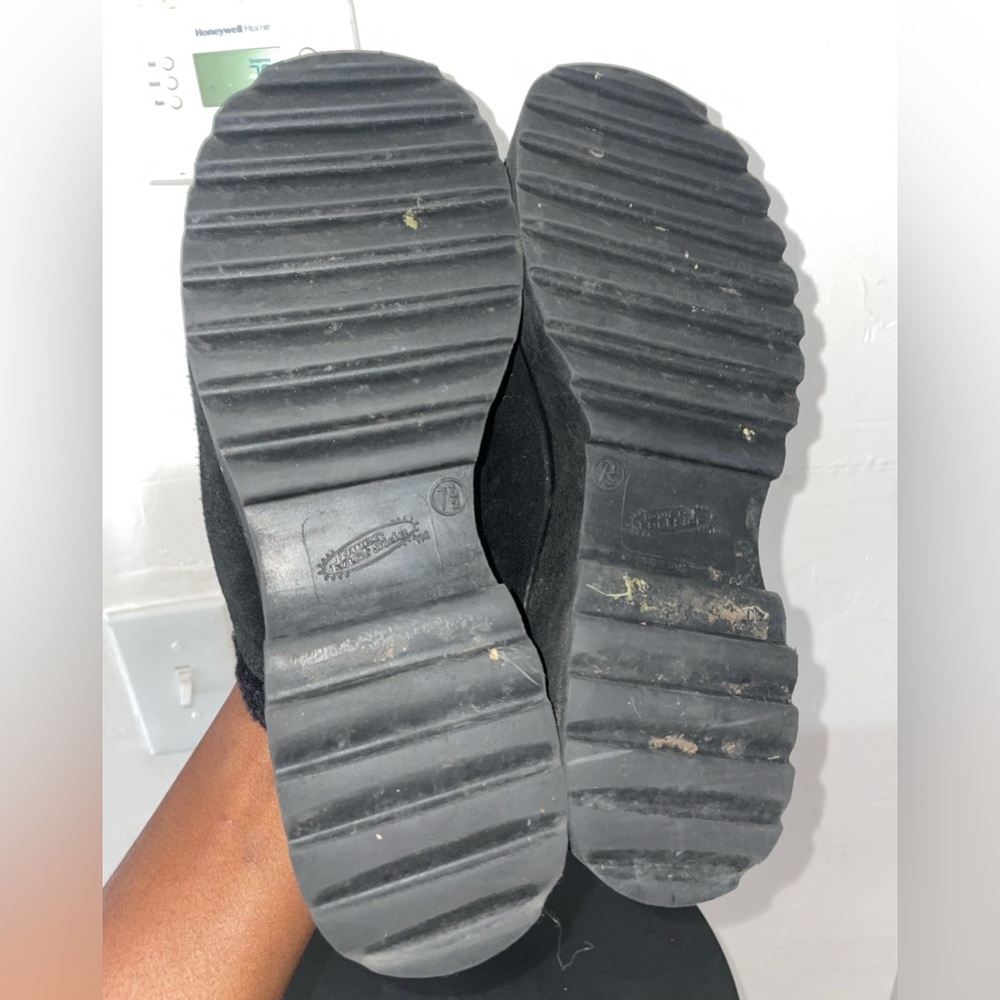 Y2k Lower East Side Suede Fuzzy Platform Sandals - Gem